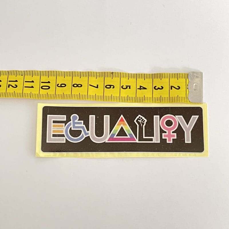 Auto Sticker Equality - Goede Doelen.Shop